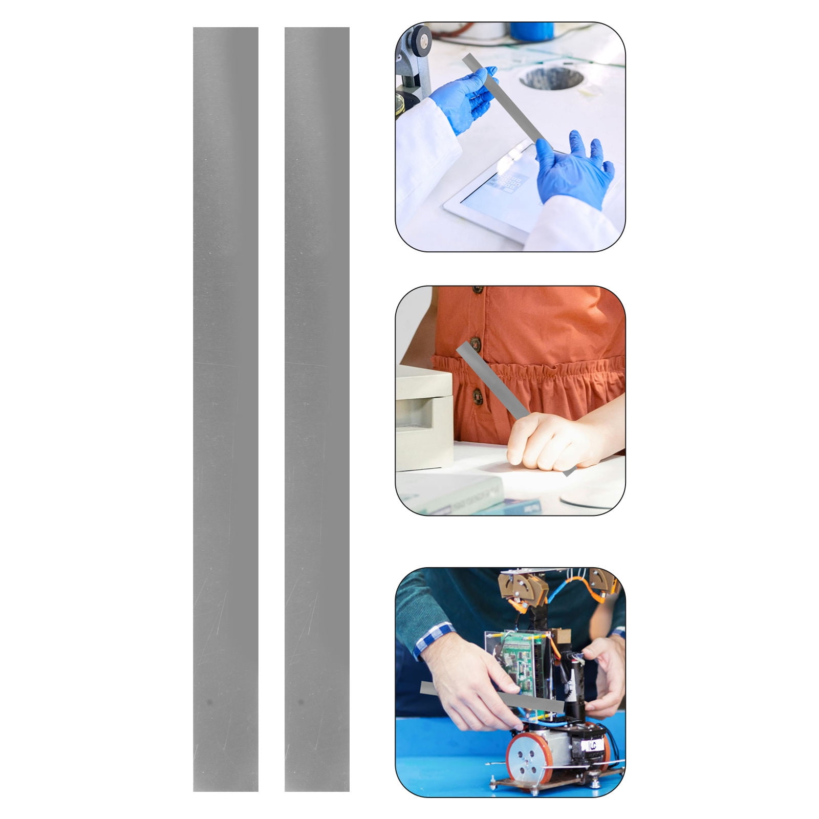 QIFULL 6Pcs Copper p Sheets Elastic Copper Material for Physics and ...
