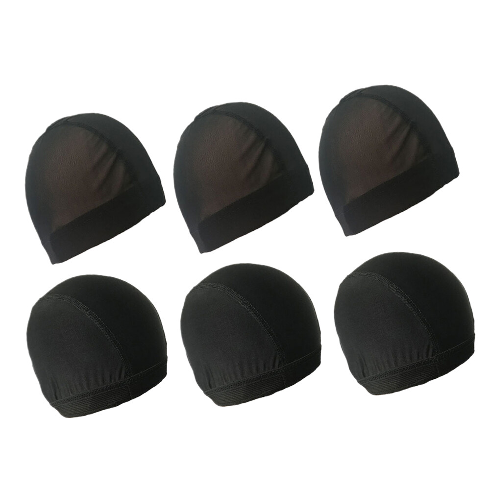 Siliaire 6Pcs Wig Hair Net Black U Shape For Wig Making And Swimming ...