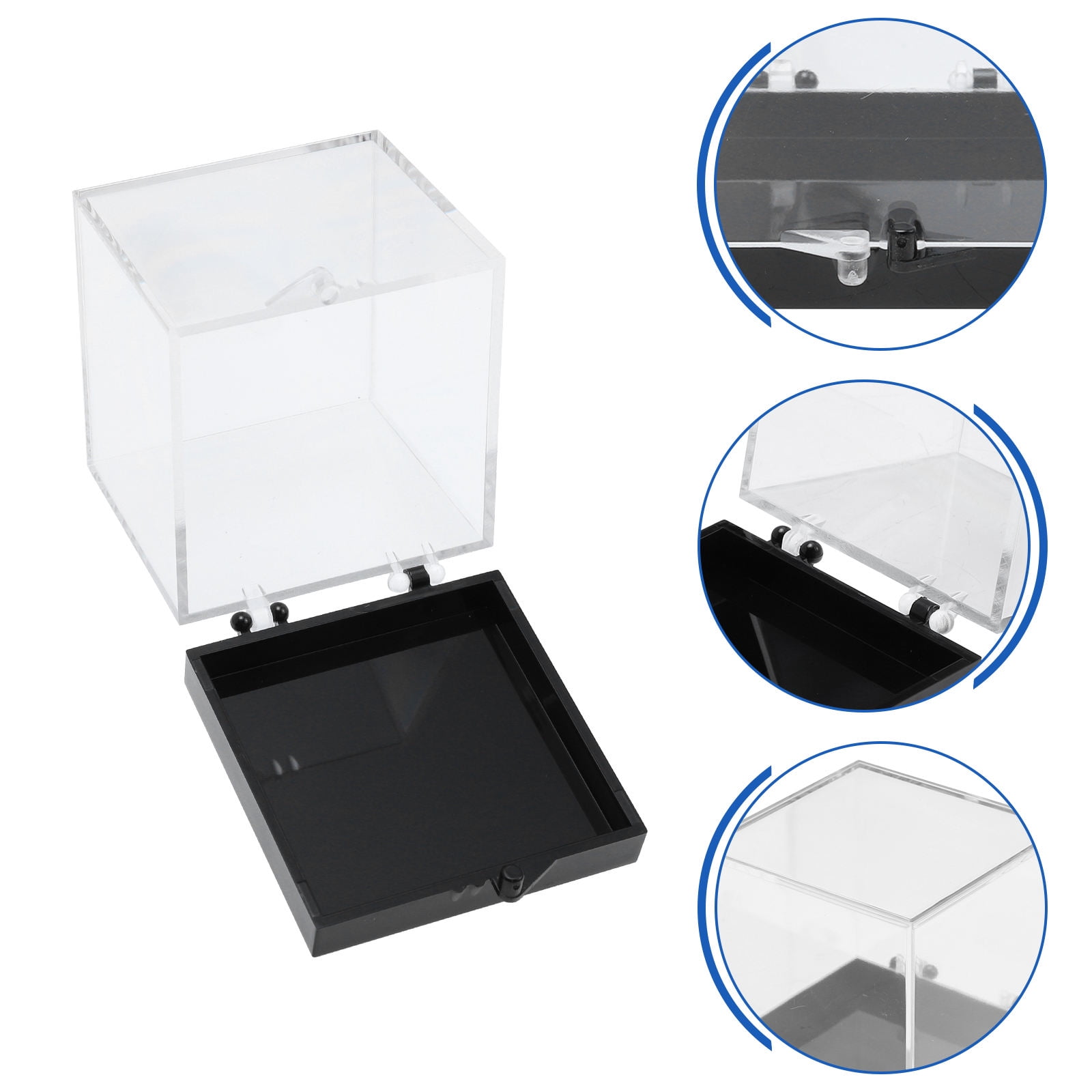 Siliaire 8Pcs Clear Specimen Display Cases for General Users 2.04x2 ...