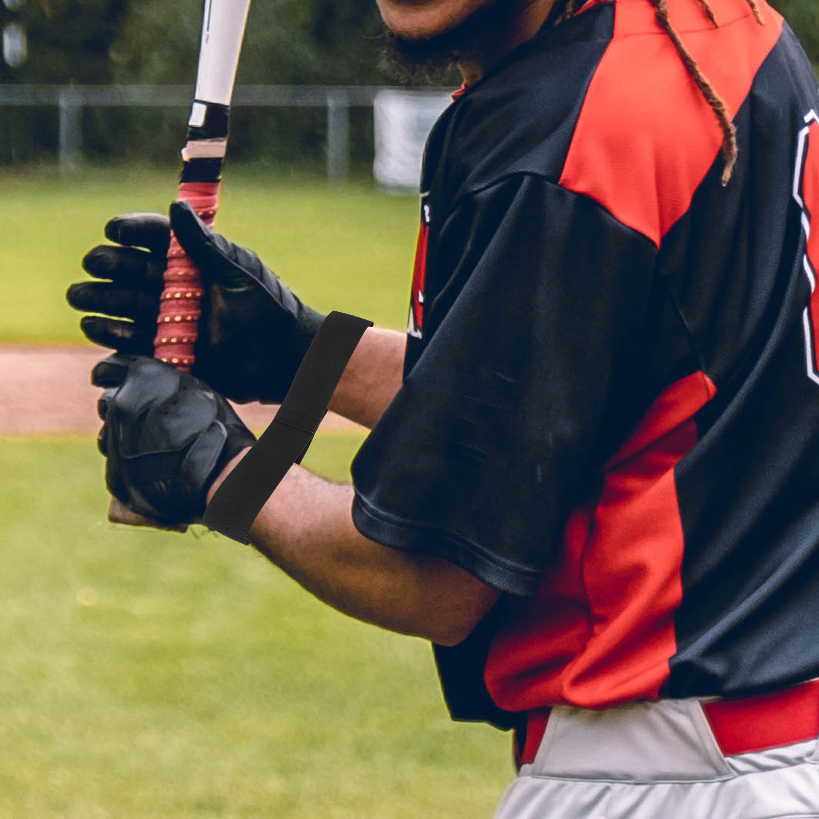 QIFULL Baseball Swing Trainer Black Elastic Band for Sports Use to ...