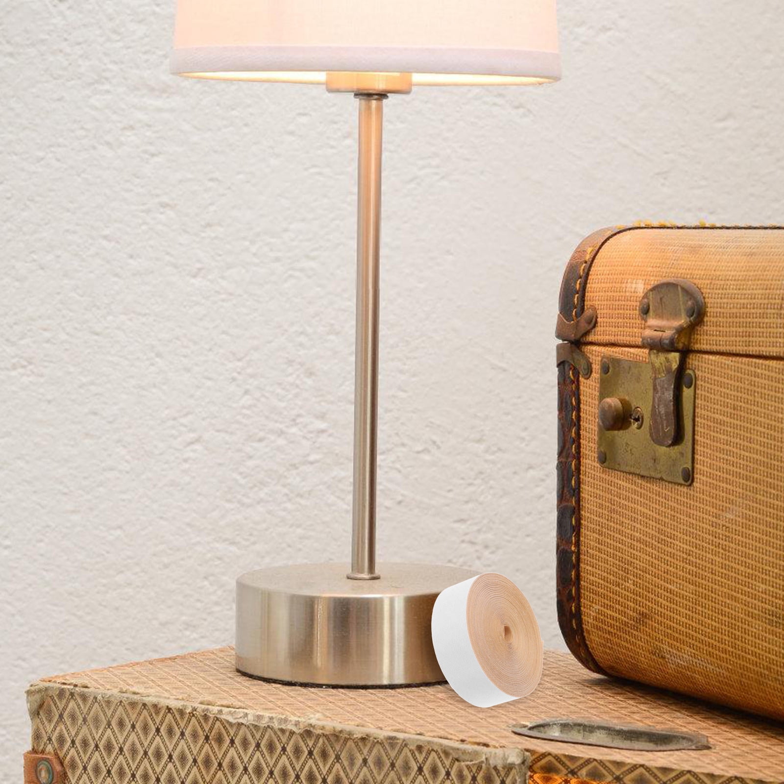 QIFULL Durable Beige Lamp Shade Edge Trim Tape for Living Room and ...