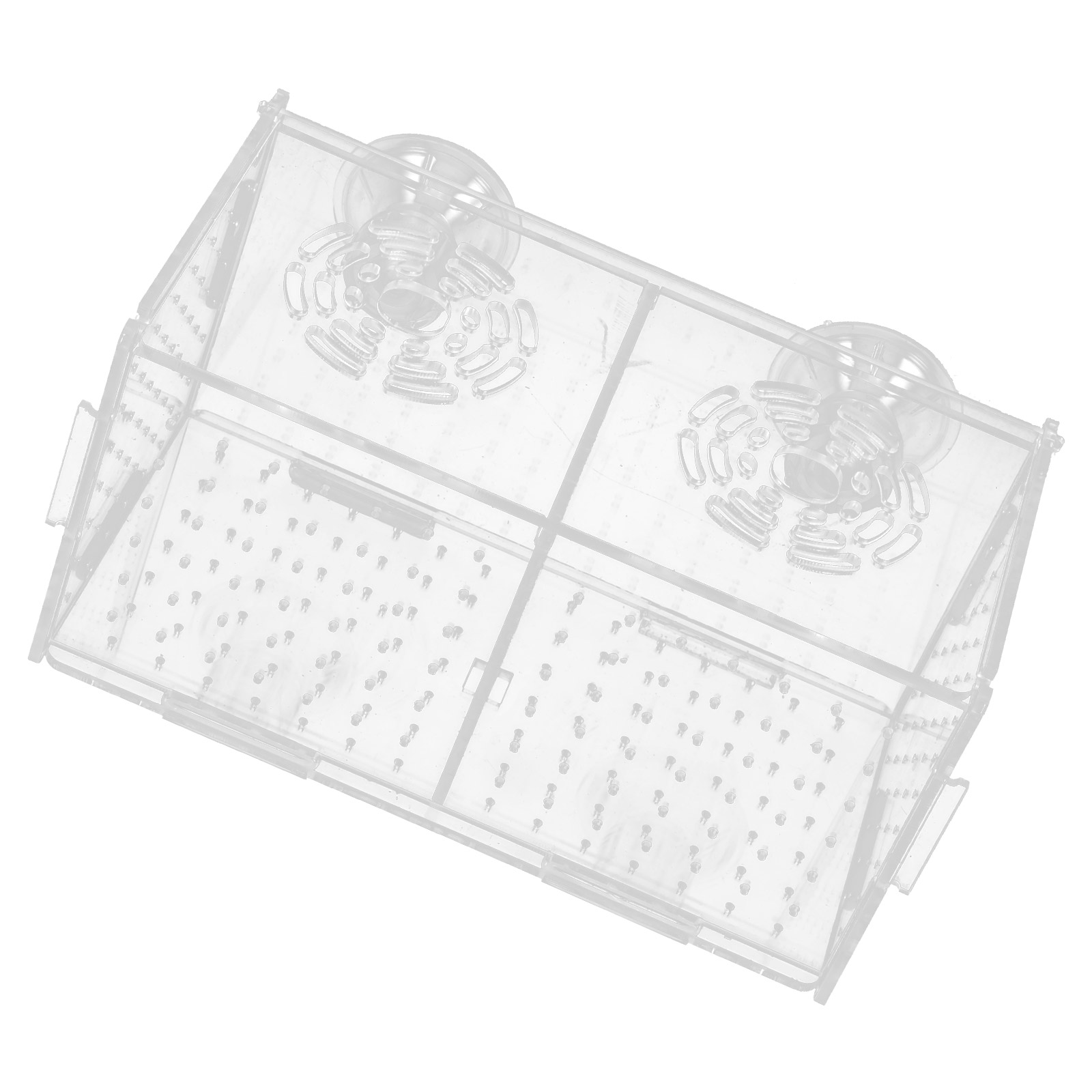 Siliaire Fish Tank Breeding Isolation Box Transparent 1Pack 7.9x3.9x4 ...