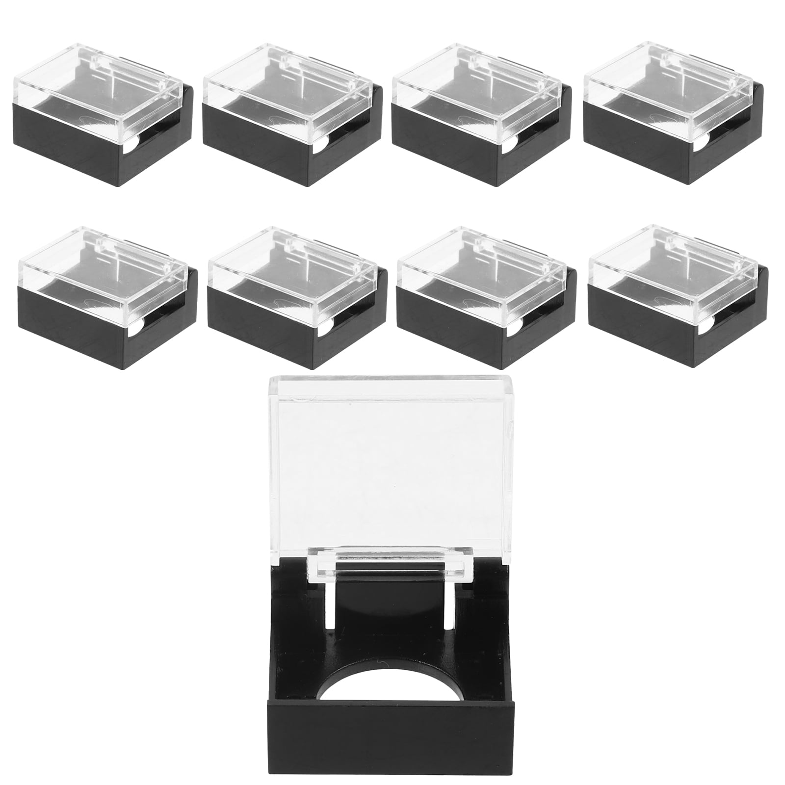 QIFULL Guard for Push Button Plastic Cover Black for Industry Workers ...