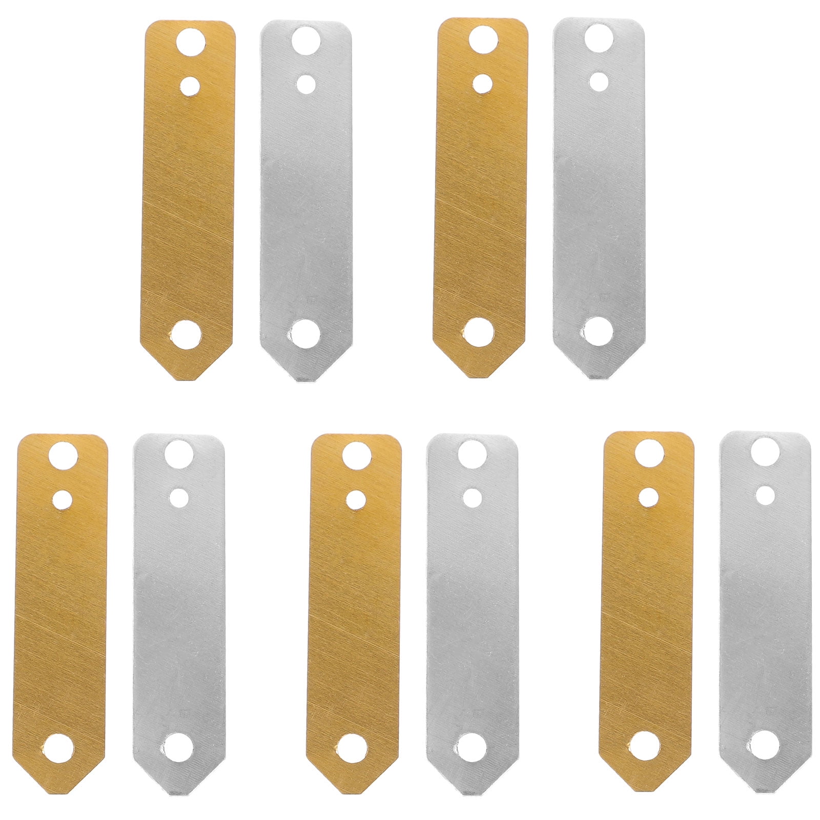 Siliaire Copper and Zinc Sheets 10Pcs Anode Strip for Electricity ...