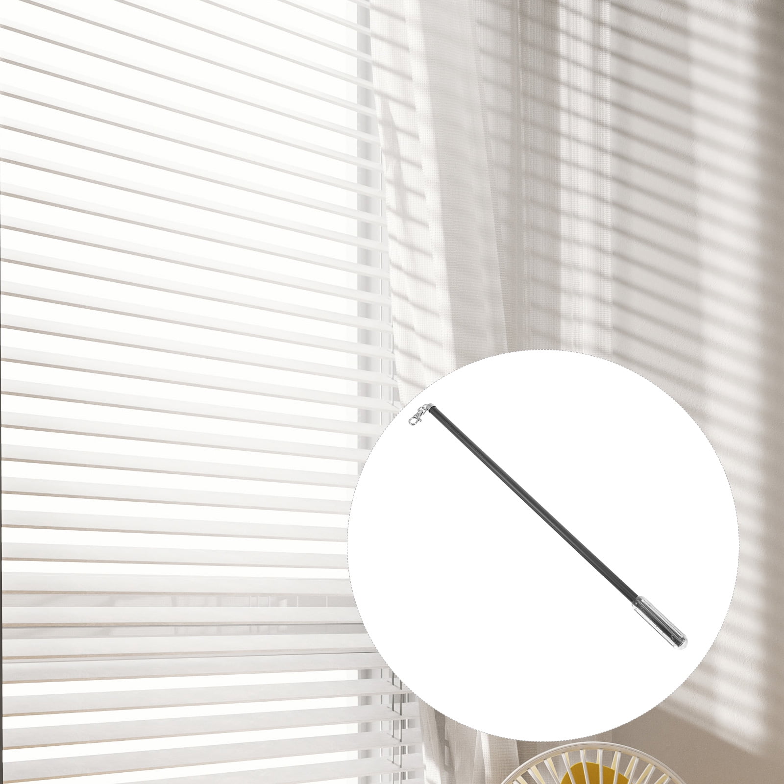 Siliaire Curtain Pull Rod Drapery Wand for Home Decoration 19.7In 1Pack ...