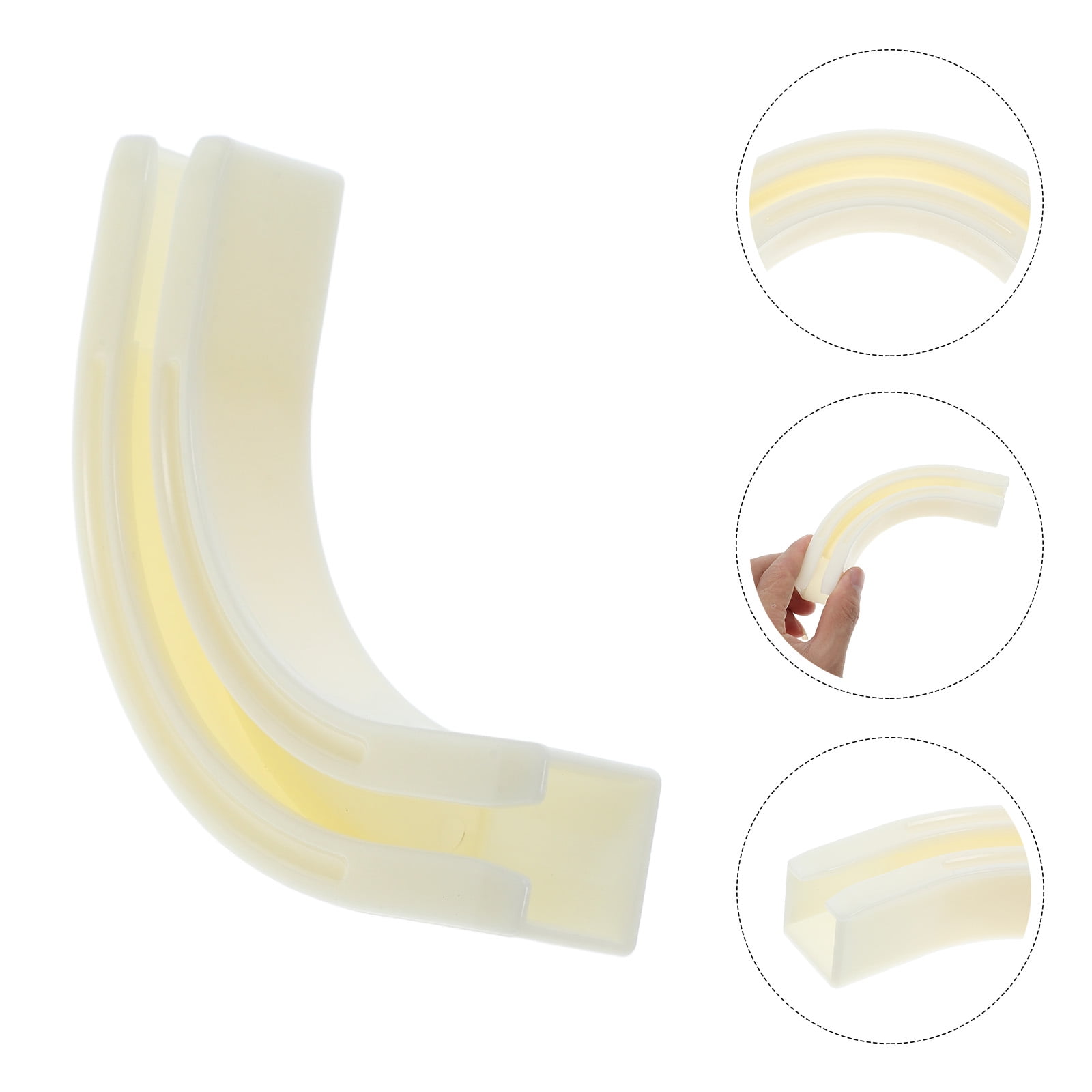 QIFULL Beige Plastic Curtain Track Connector Joint for Home Use ...