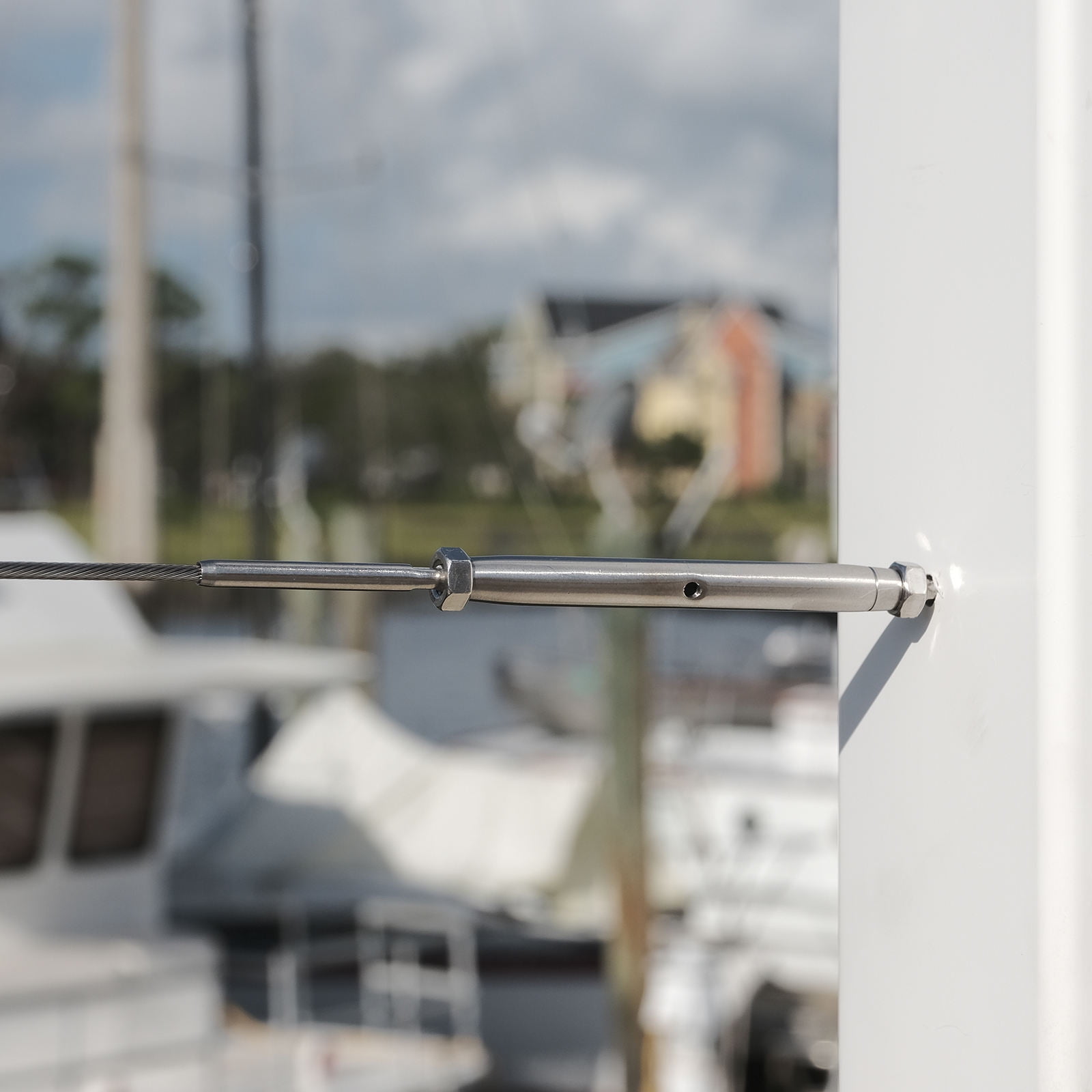 Siliaire Deck Cable Railing Hardware 1 Hardware Accessory Silver 20X2X1 ...