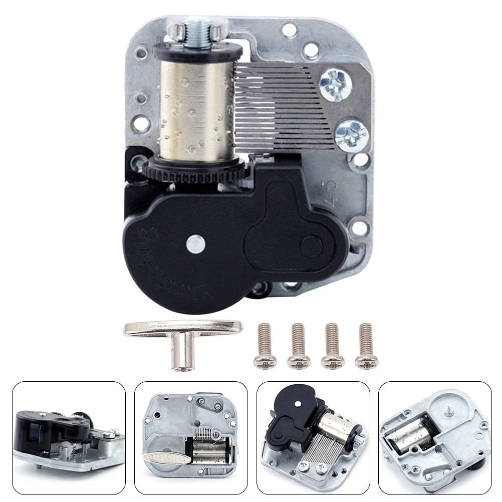 QIFULL Adults Musical Box Movement Silver Plated Metal 1 Set - Walmart.com