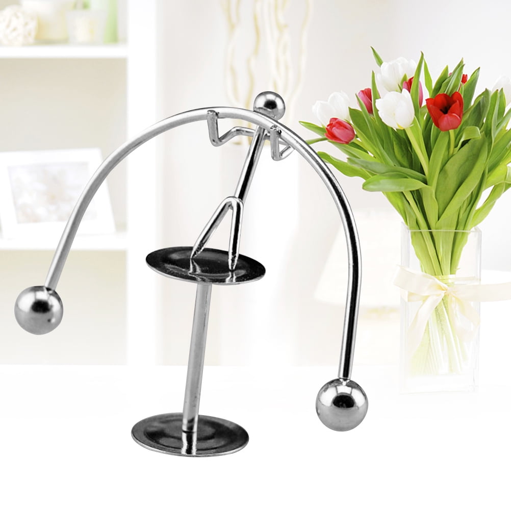 Siliaire Office Toy 1Set Little Ornament Stainless Steel Floating Desk ...