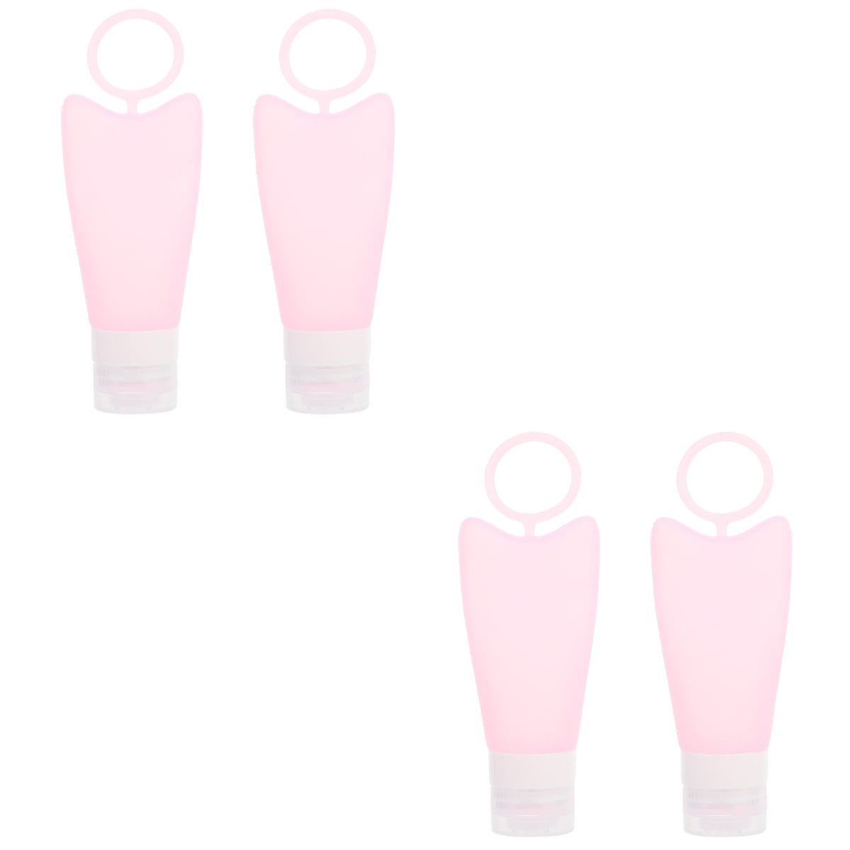 Silica Gel Bottle Travel Storage Containers 2 Sets Filling Lotion ...