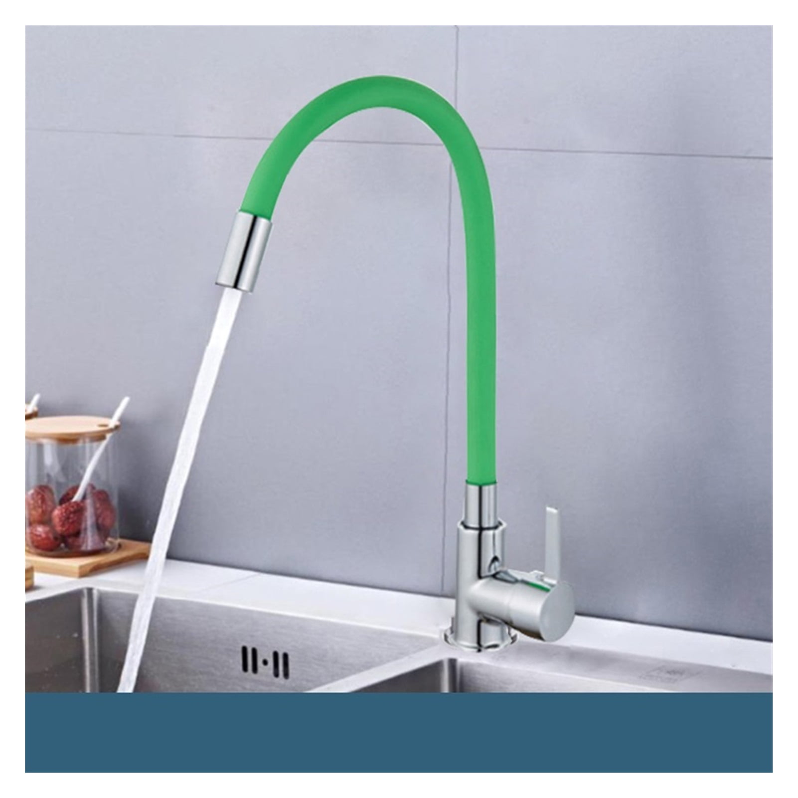 Silica Gel Nose Kitchen Sink Faucet Multiple Colors Available Hot Cold ...