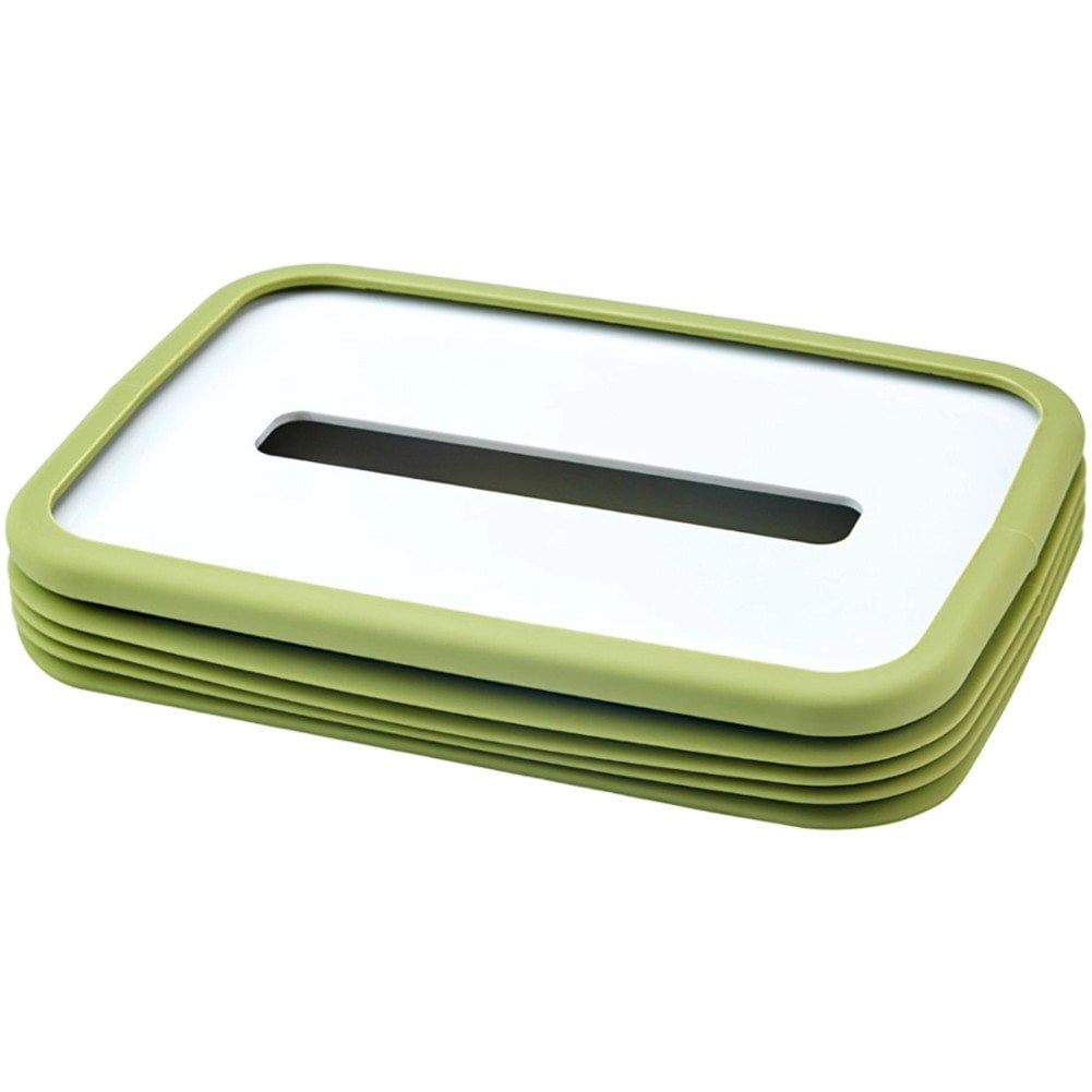 Silica Gel Paper Towel Box Foldable Desktop Tissue Storage Box Lifting ...