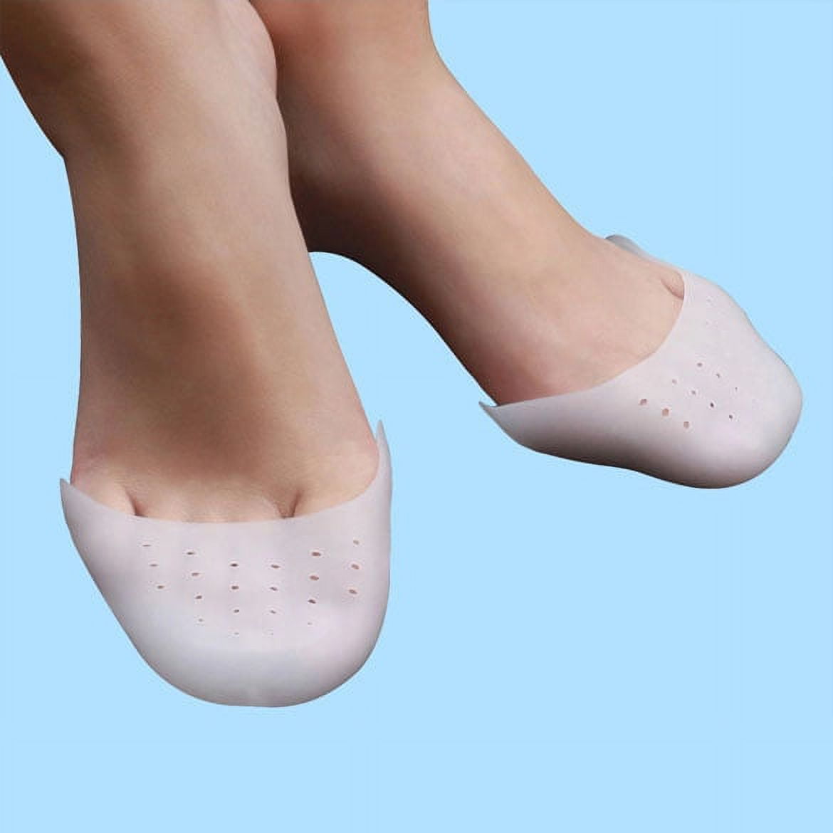 Silica Gel Soft Ballet Pointe Dance Protector Shoes Foot Care Toe Pads ...