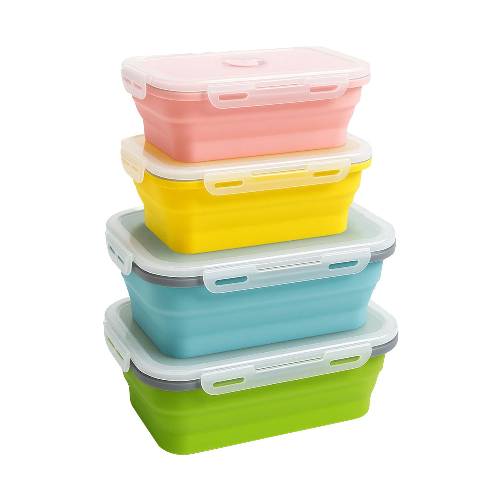 Silica Gel collapsible storage set, silicone food containers, Premium ...