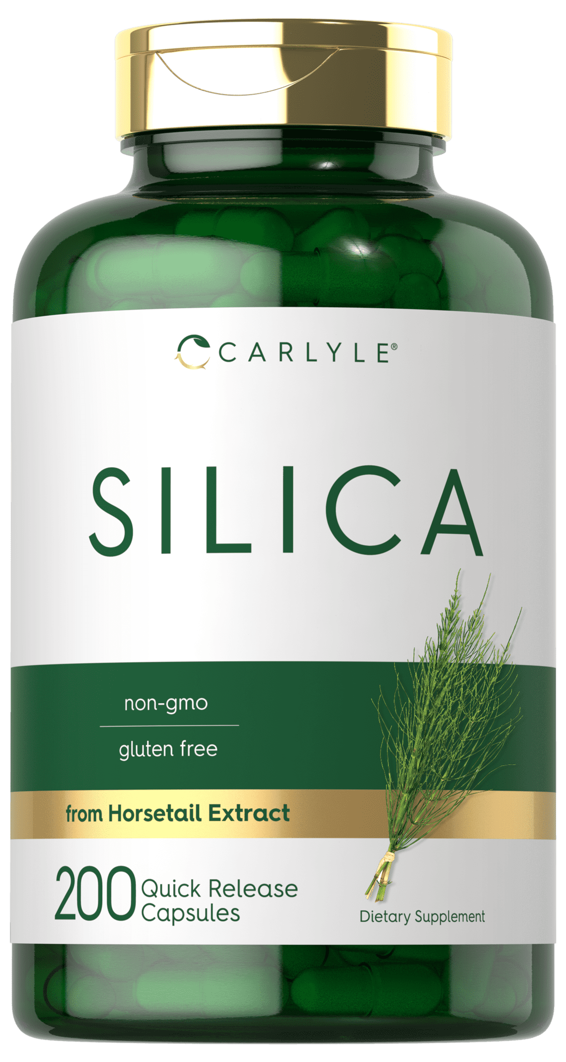 Carlyle Silica Supplement 500mg with Horsetail Extract 200 Capsules ...