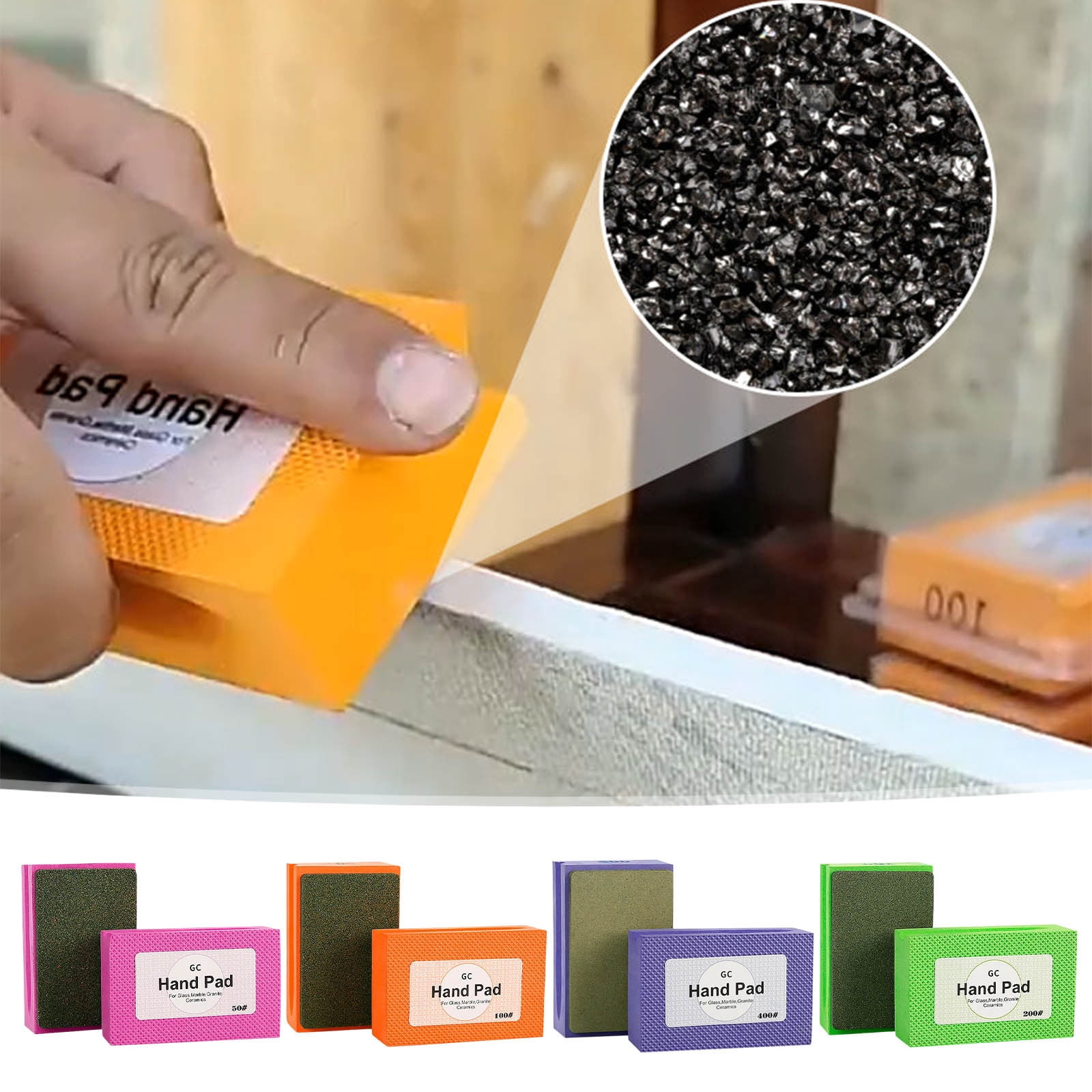 Silicon Carbide Sanding Pad, Multi-purpose Grinding Wheel, Heavy-duty ...