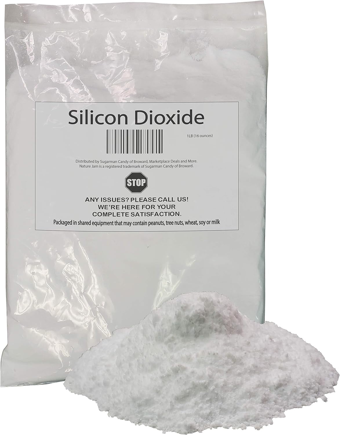Silicon Dioxide 1 Pound-Silica Powder-Anti Caking Agent - Walmart.com