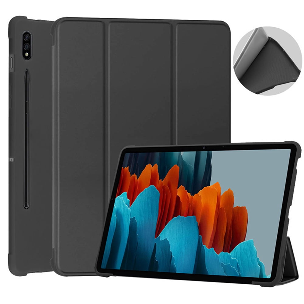 Silicon Leather Cover for Samsung Galaxy Tab S9 Plus S8 Plus S7 FE 12.4 ...