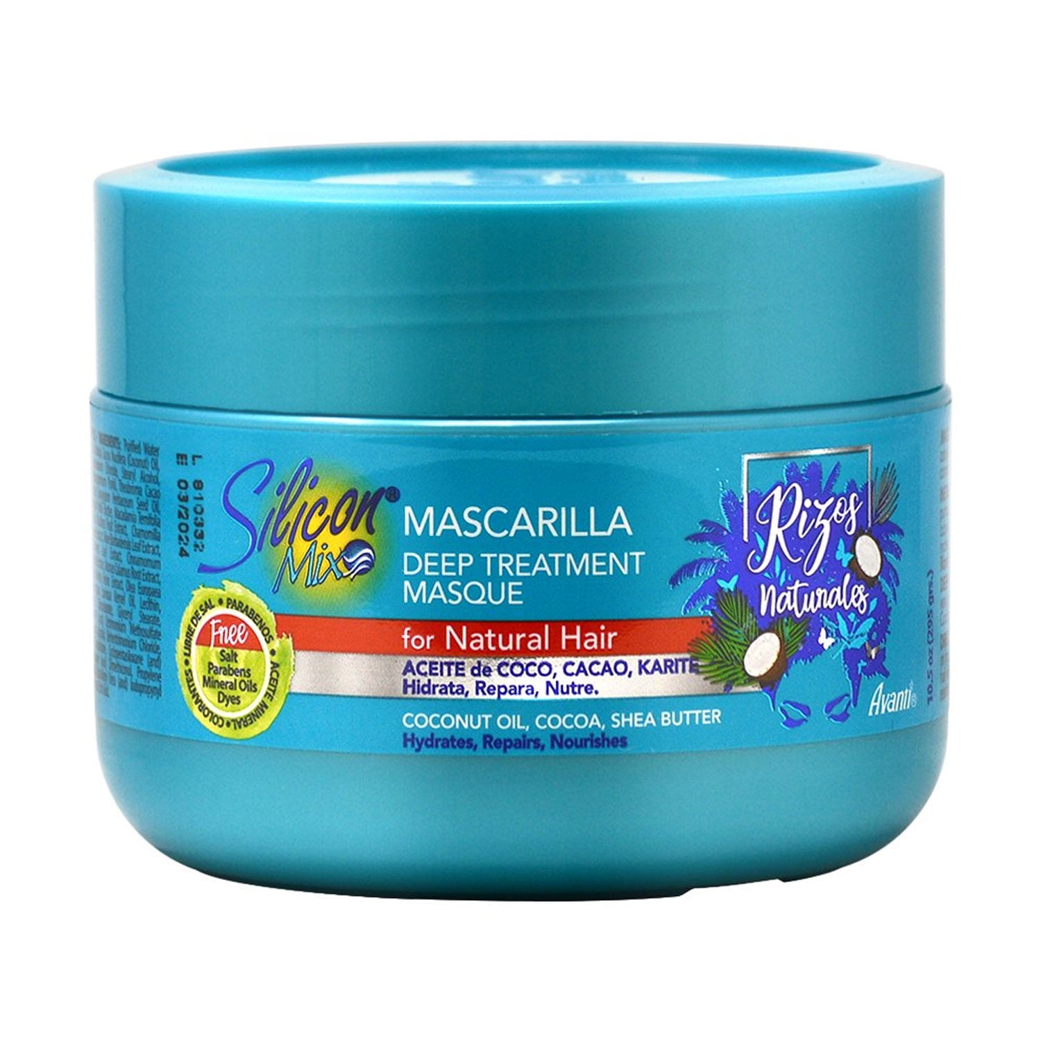 Silicon Mix Rizos Naturals Mascarilla Deep Treatment Masque for Natural ...