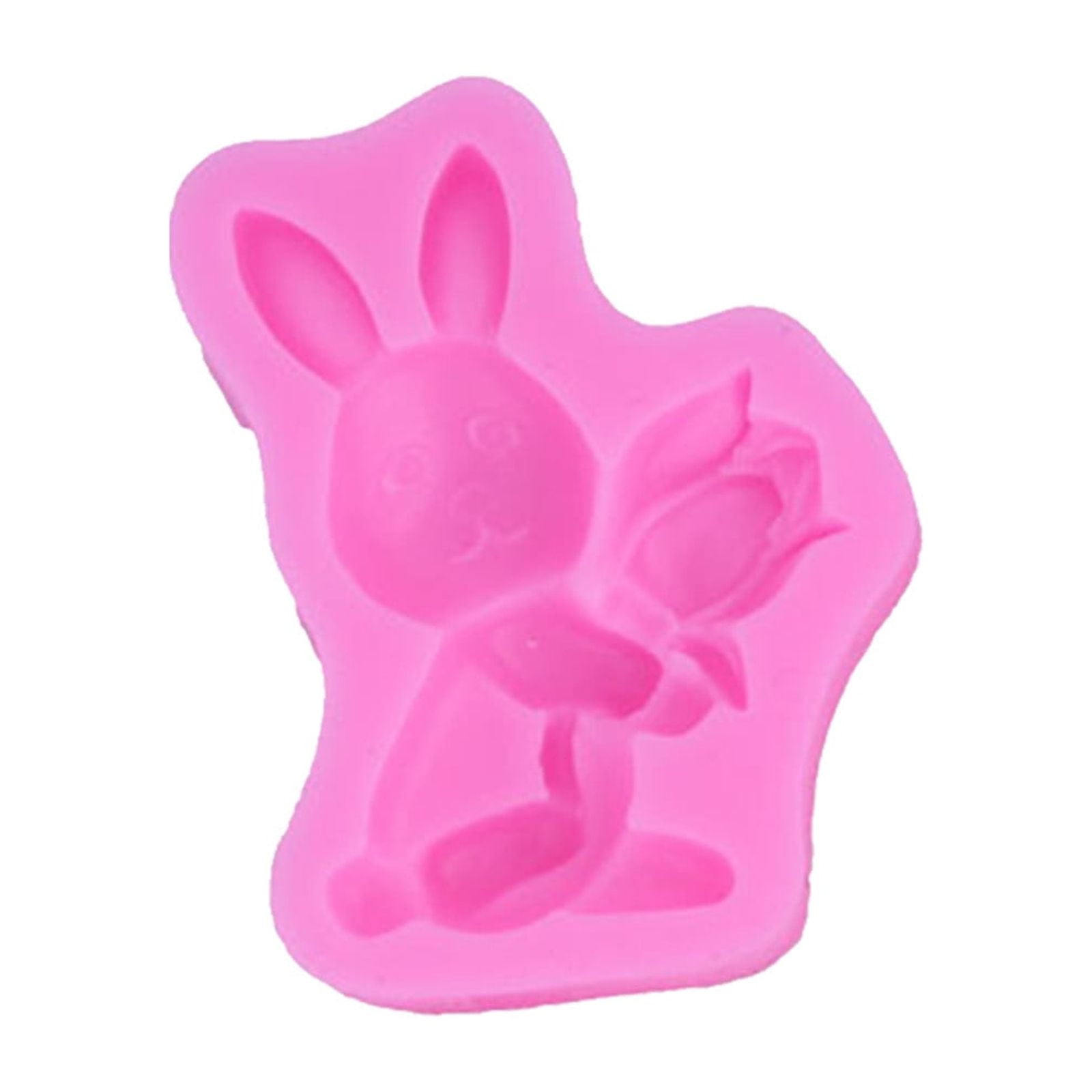 Silicon Molds Clearance Easter Bunny Hand Stick Radish Shape Size ...