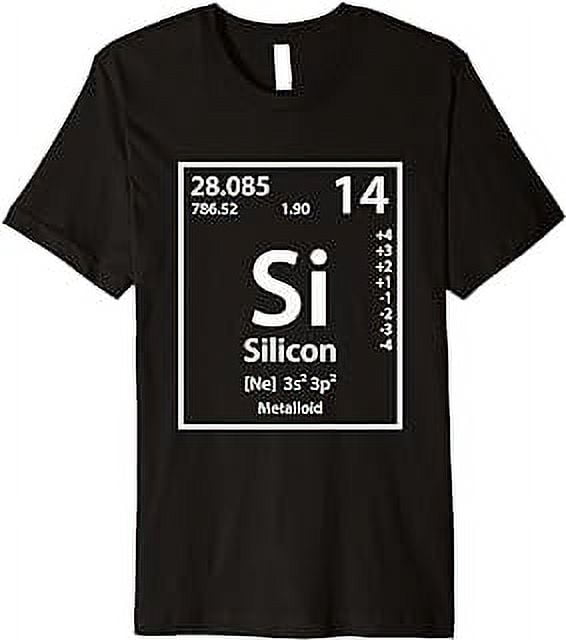 Silicon Periodic Table of Elements T-Shirt - Walmart.com