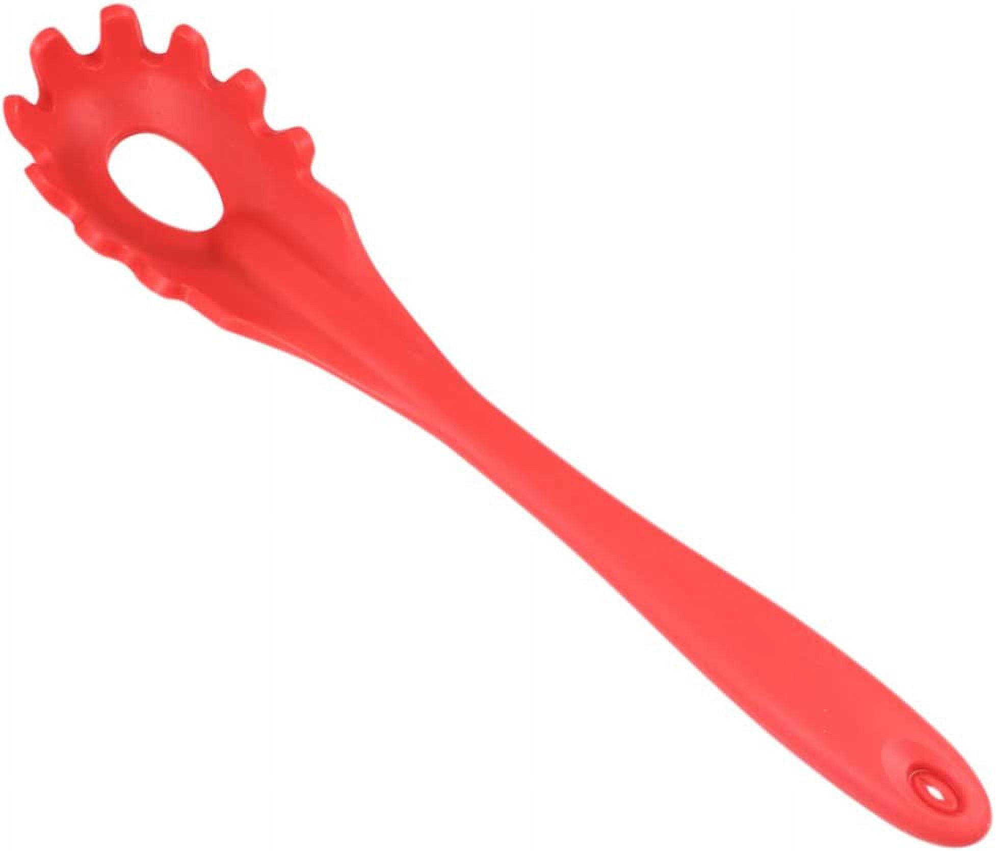 Silicon Spatulas Silicone Spaghetti Server Food Grade Pasta Fork High ...