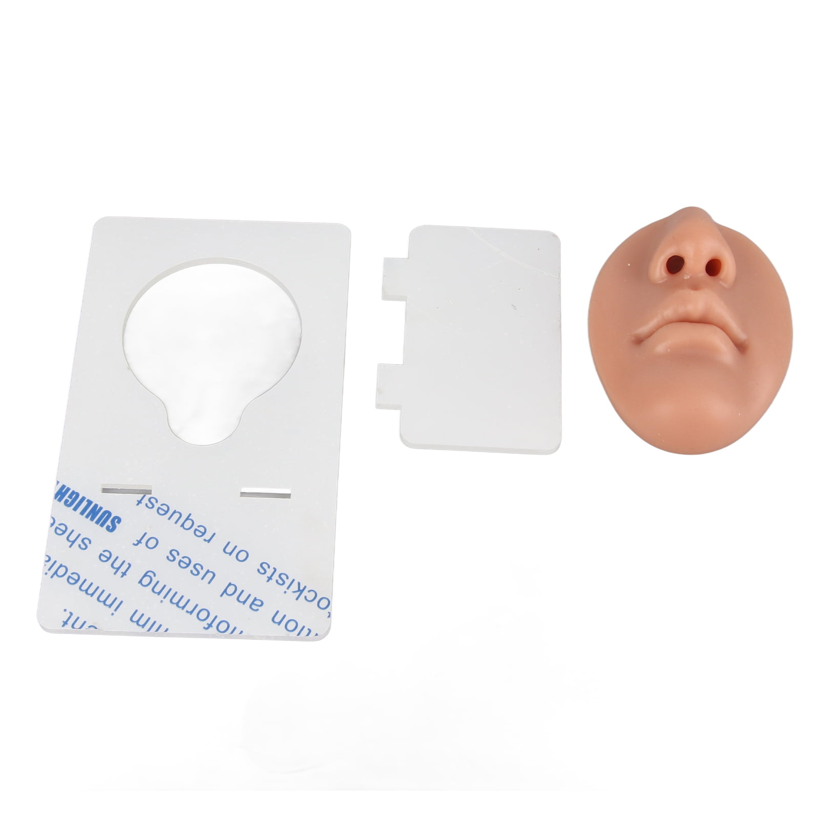 Silicone 3D Realistic Nose Piercing Practice Model, Reusable Display ...