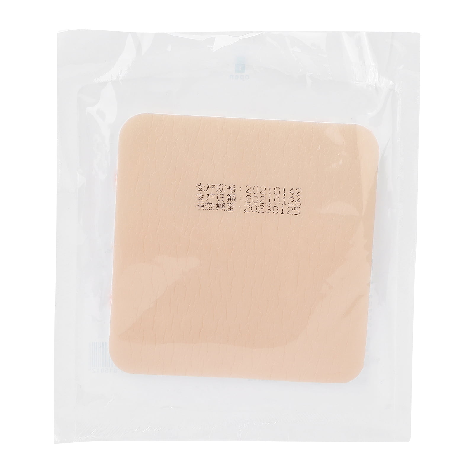 Silicone Adhesive Dressing Wound Healing Foam Square Absorbent Dressing ...