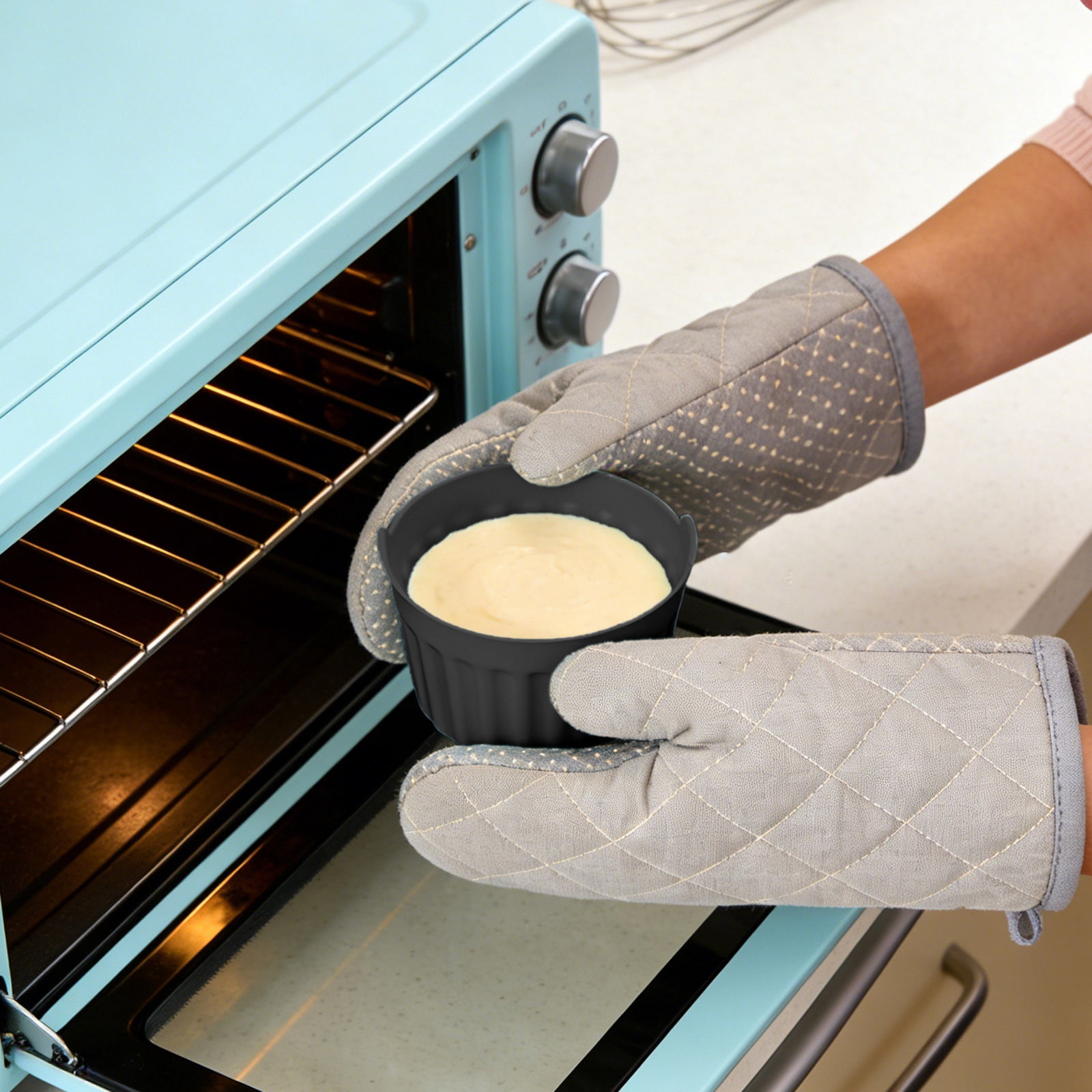 Silicone Air Fryer Egg Cups - Reusable Nonstick Baking Ramekins for Air ...