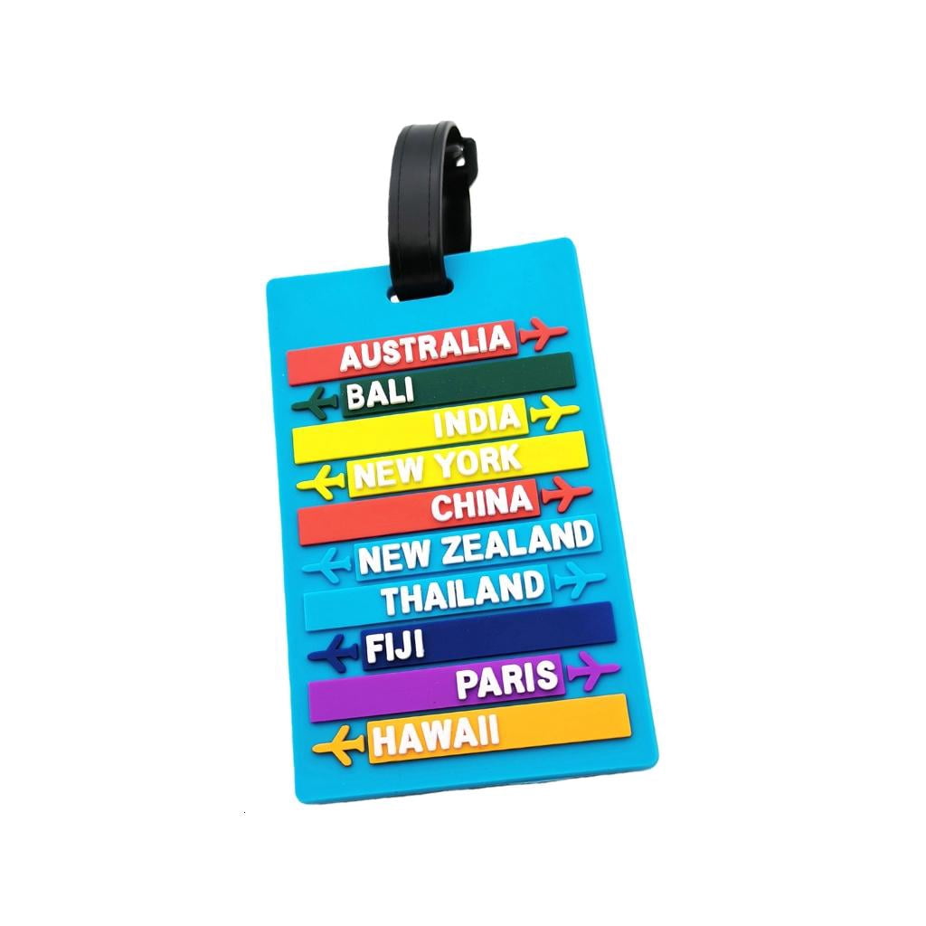 Silicone Airline Luggage Tages for Suitcases Name ID Labels Suitcase ...