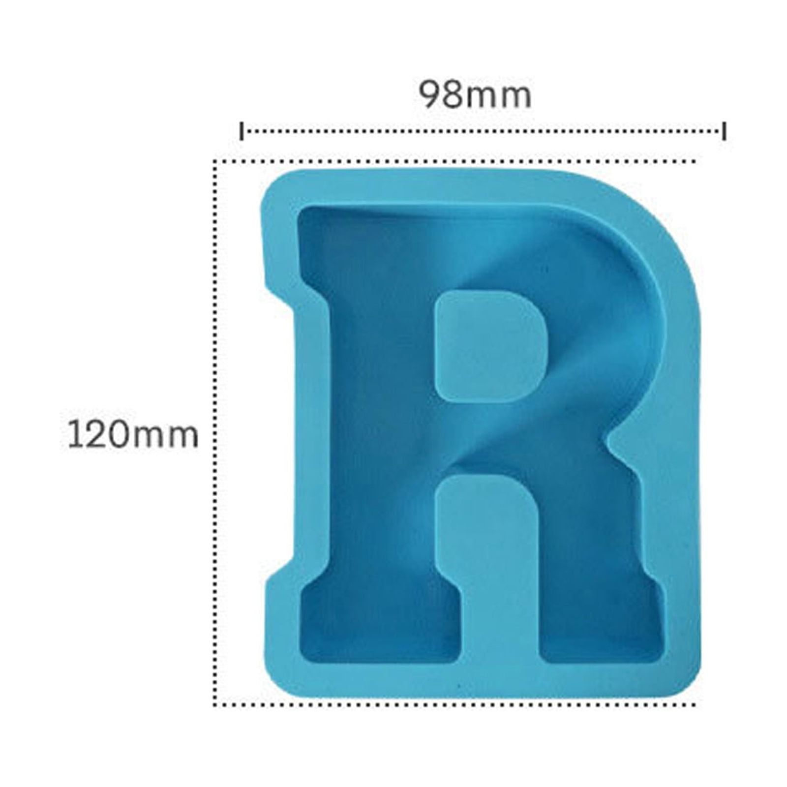 Silicone Alphabet Letter Mold | Flexible English Letter Resin Mould ...