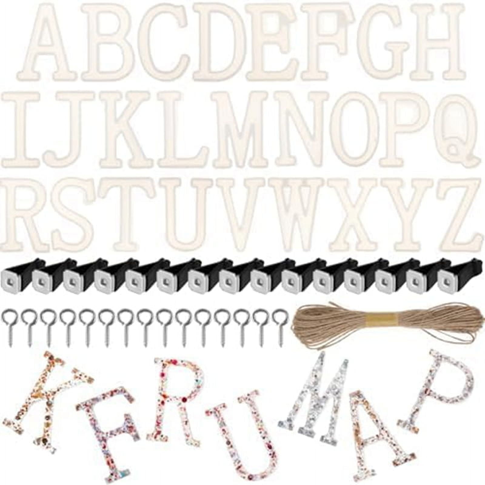Silicone Alphabet Molds with Car Vent Clips 26 English Alphabet Letter ...