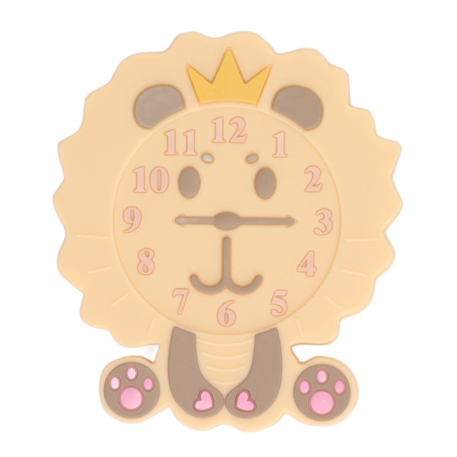Silicone Animal Teether, Food-Grade Cartoon Animal Alarm Clock Shaped ...