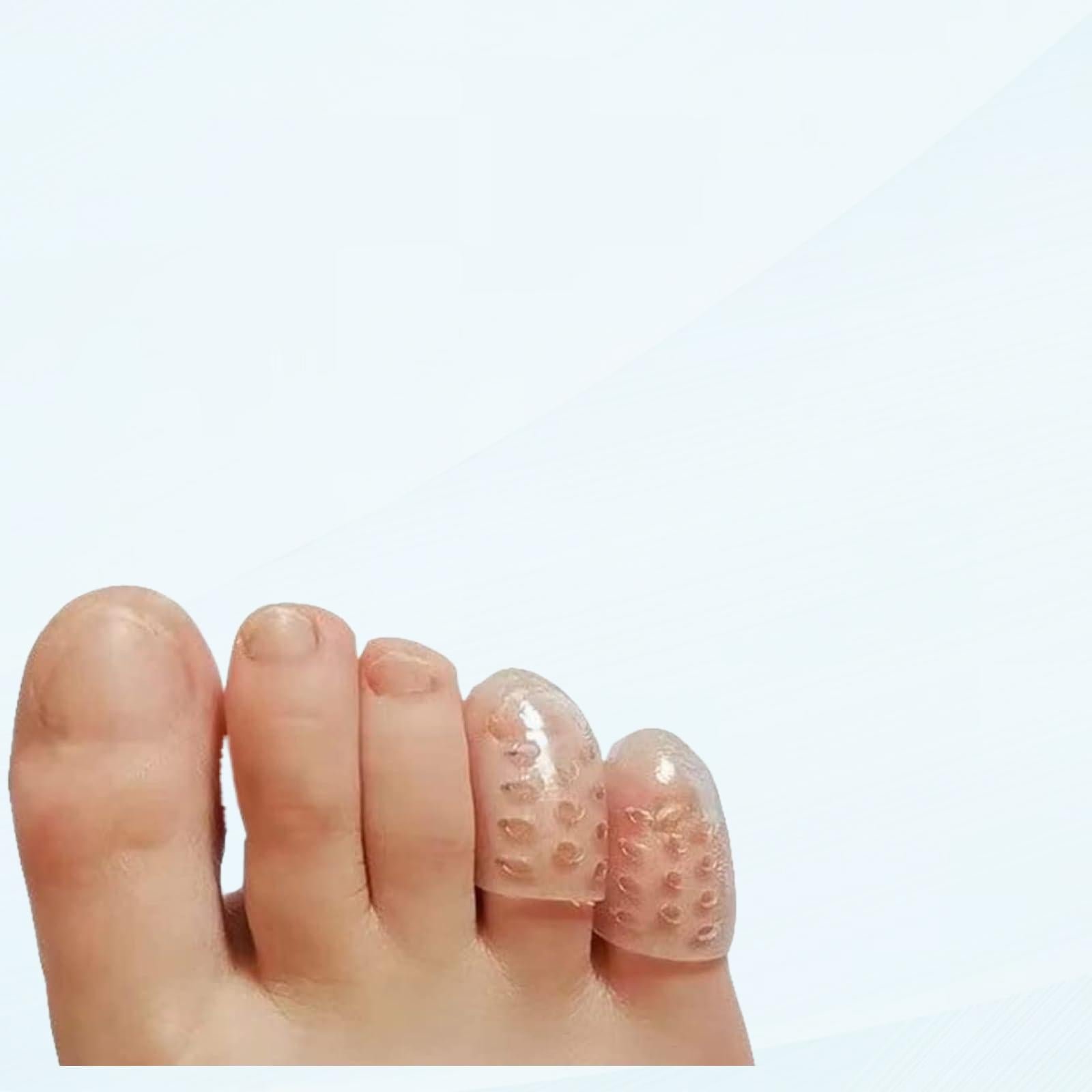 Silicone Anti-Friction Toe Protector, Gel Toe Protector Breathable Toe ...