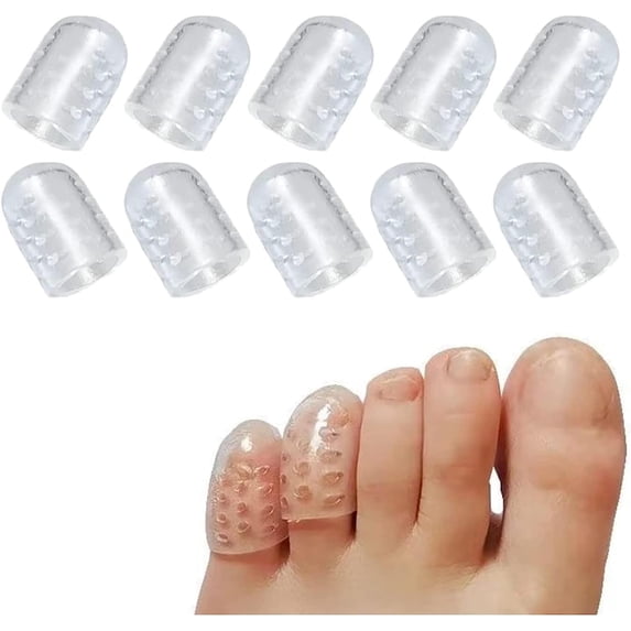 Silicone Anti-Friction Toe Protector, Gel Toe Protectors Breathable Toe ...