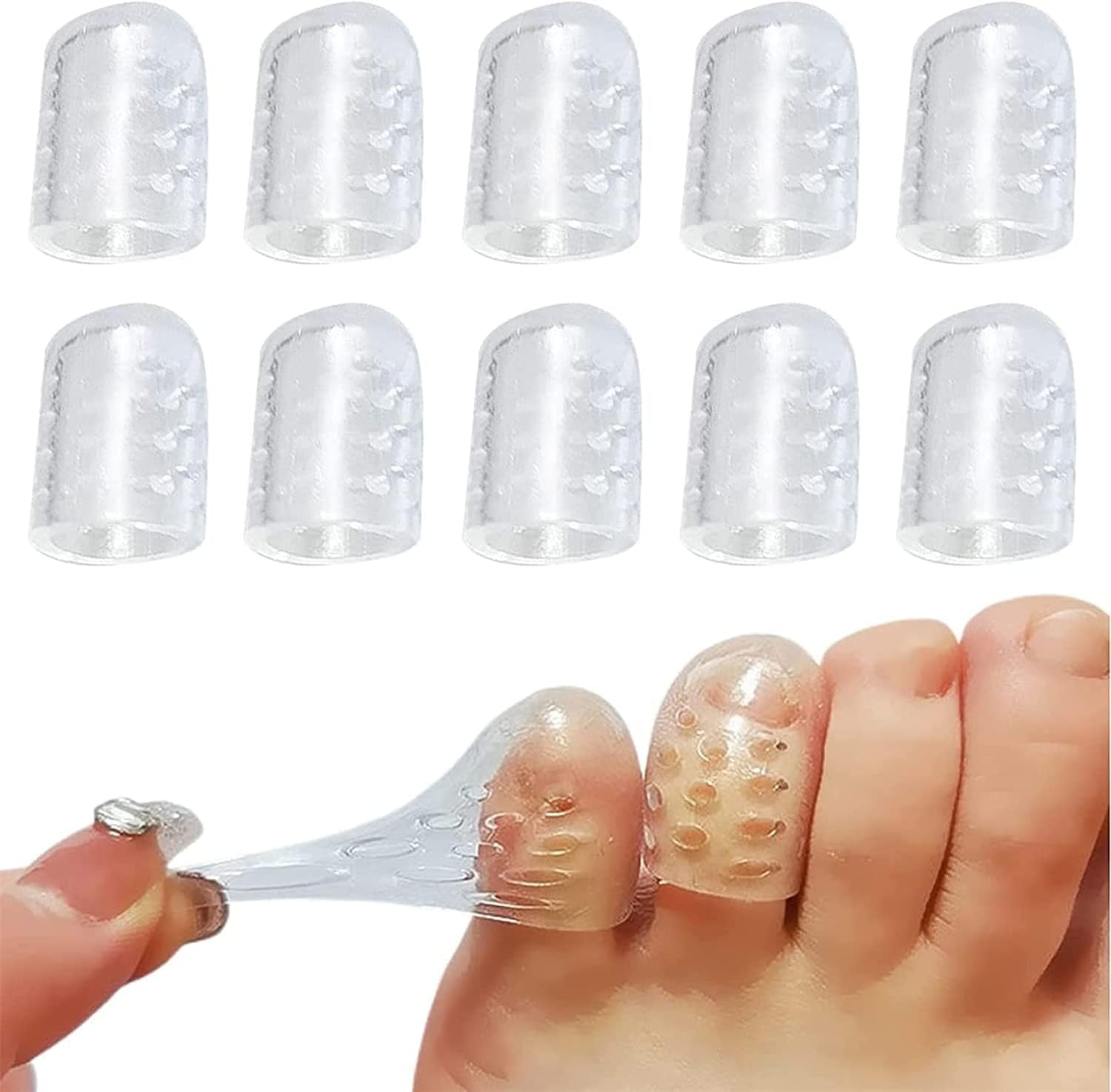 Silicone Anti-Friction Toe Protector ?Gel Toe Caps Toe Protectors ...