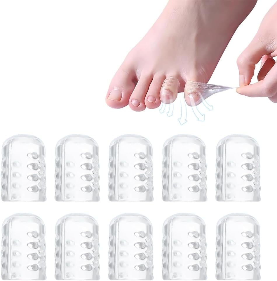 Silicone Anti-Friction Toe Protector, Gel Toe Protectors Breathable Toe ...