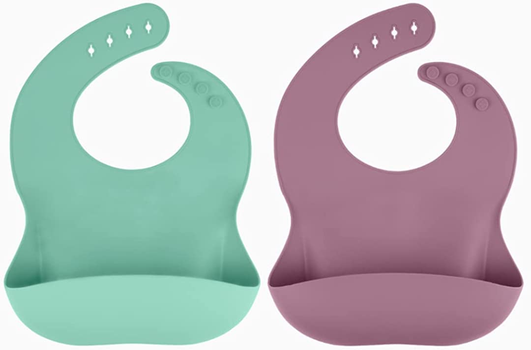 Silicone Baby Bib for Babies & Toddlers (unisex) - Soft, Adjustable ...