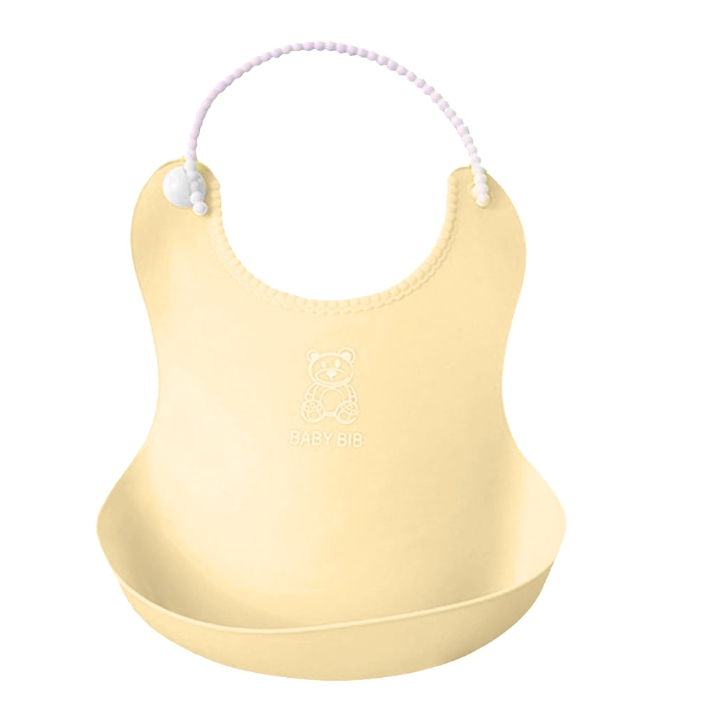 Silicone Baby Bibs, BPA Free Waterproof Soft Durable Adjustable ...