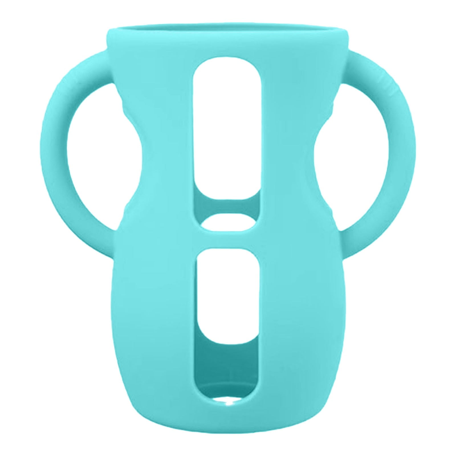Silicone Baby Bottle Sleeve - Compatible with Avent, Ergonomic Handle ...