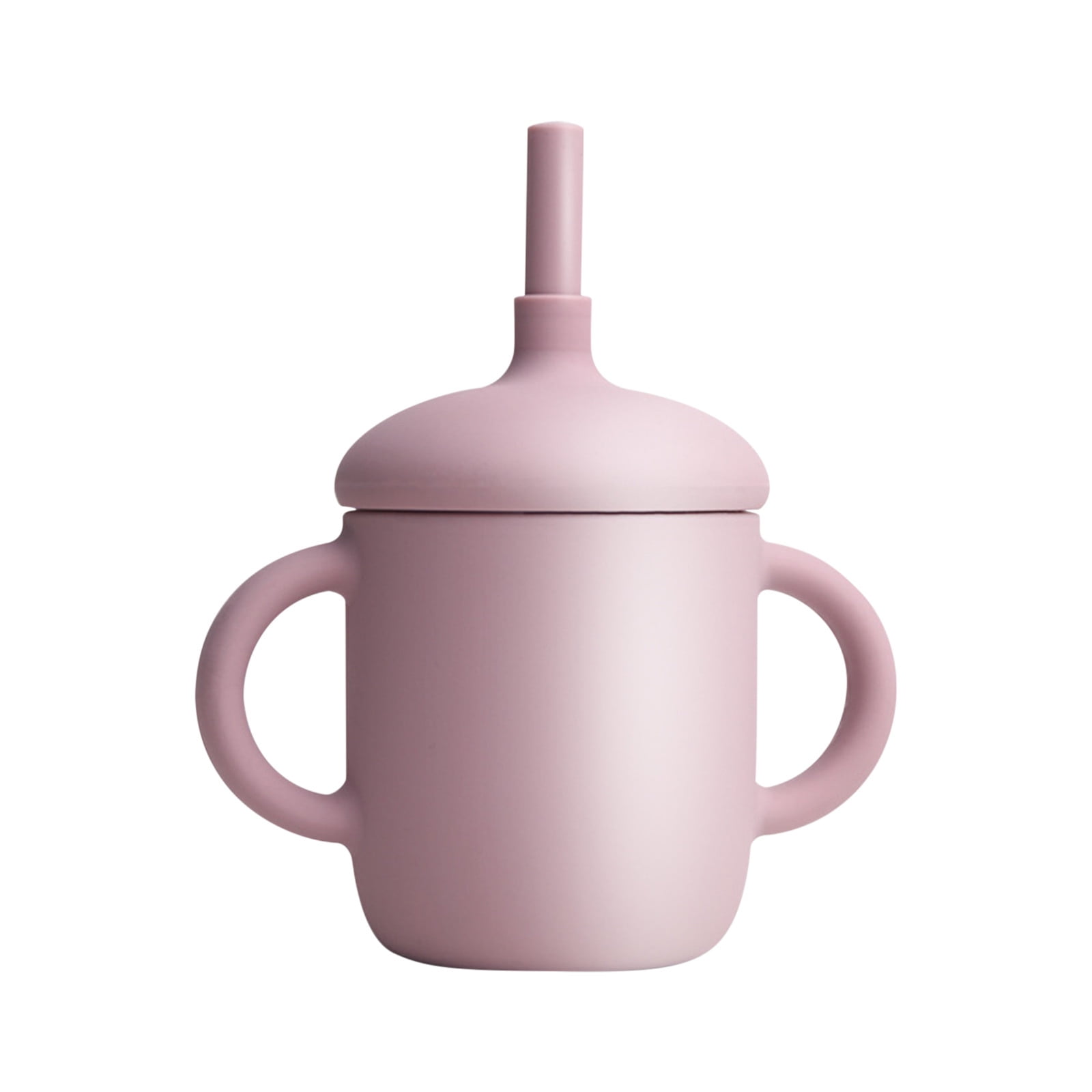 Silicone Baby Cups With Lids,Silicone Straw Sippy Cup with Stopper ...