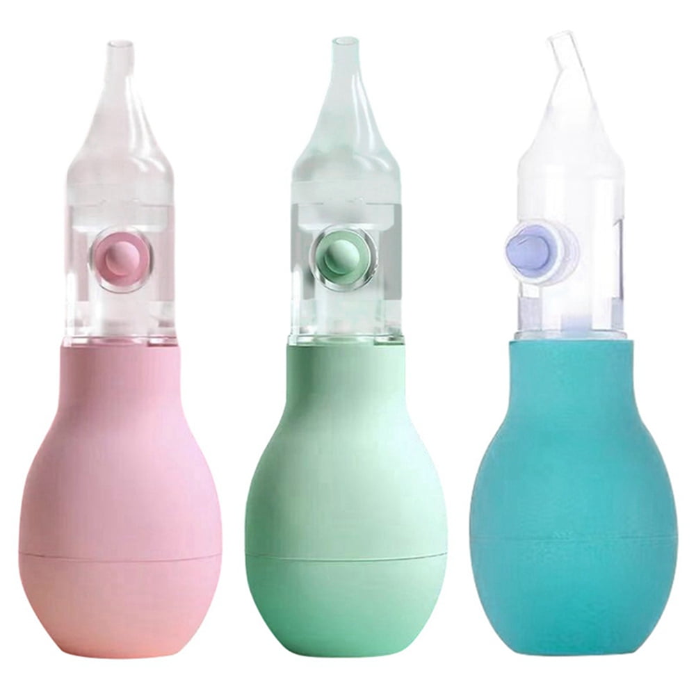 Silicone Baby Nasal Aspirator | Baby Nose Cleaner | Easy-Squeeze Nose ...