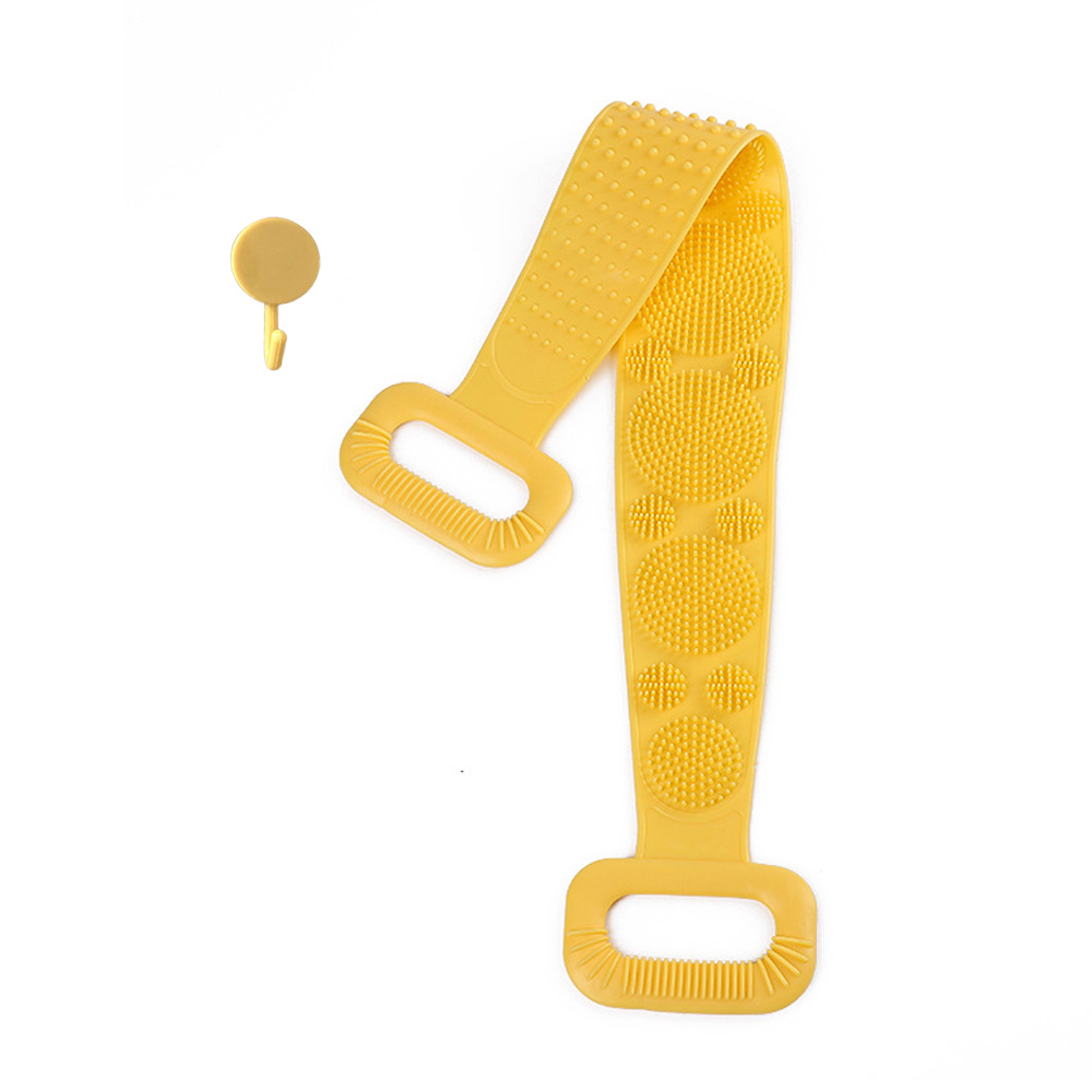 Silicone Back Scrubber Belt – Extra Long-Double-Sided Bath Scrub Strap ...