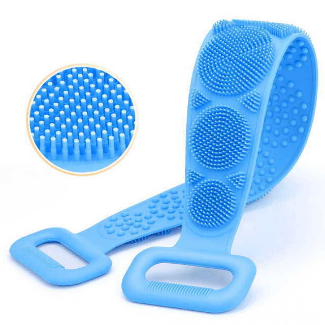 Silicone Back Scrubber For Shower Bath Body Brush For Men And Women