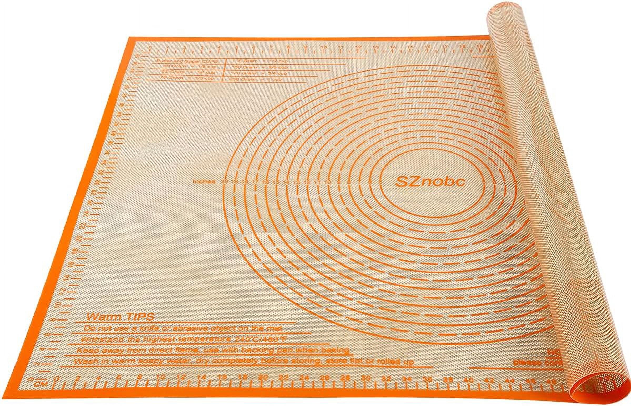 Silicone Baking Mat 36x24 Inch Nonstick Pastry Mat Perfect for Dough ...