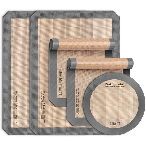 Silicone Baking Mat - Best Platinum Silicone - Non-Stick Reusable, Food ...