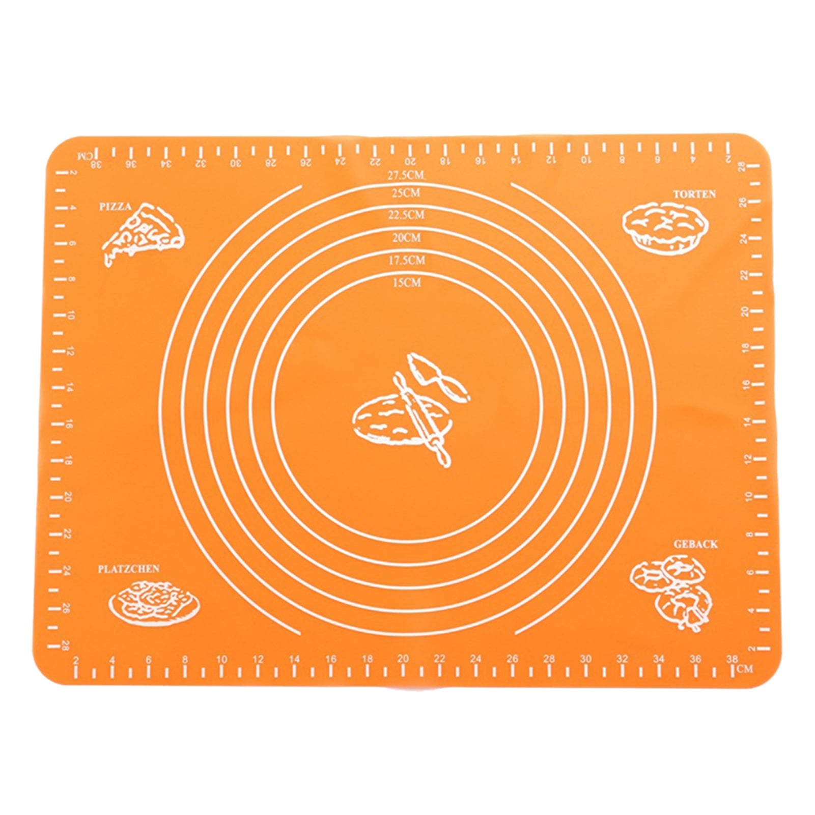 Silicone Baking Mat Extra Large Pastry Fondant Dough Mat Non Stick ...