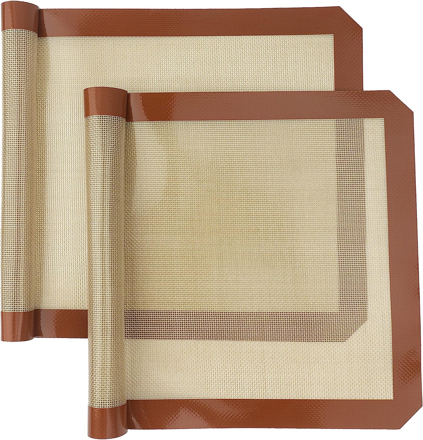 Silicone Baking Mat, Non Stick Cookie Sheet Reusable Silicone Mats for ...