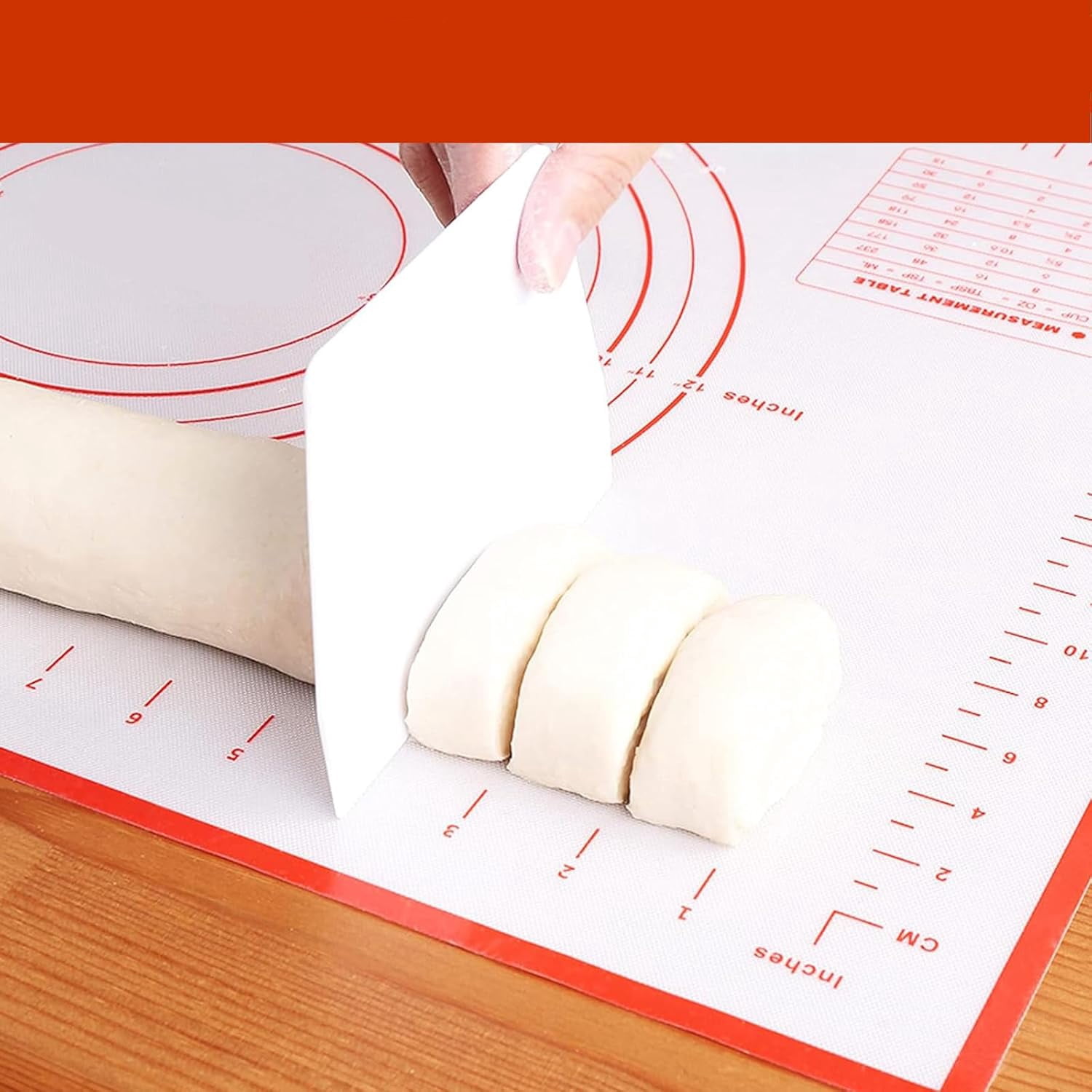 Silicone Baking Mat - Non Stick Pastry Mat Sheet for Dough Rolling ...