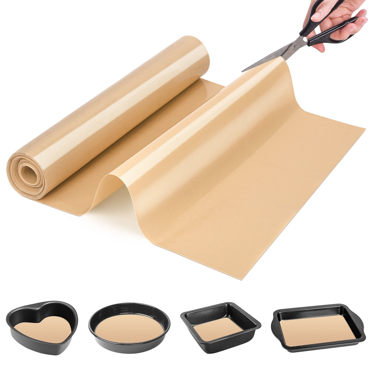 GOLDEER Silicone Baking Mat Roll, 12